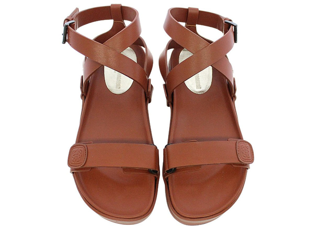 Cognac platform sandal - Ines de la Fressange Paris